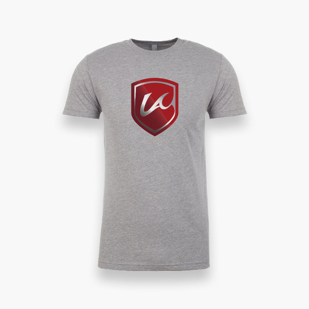 Adult Unisex LA Breakers FC Sueded Crew Tee Grey - Niky's Sports