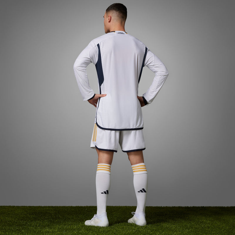 adidas Real Madrid Authentic Home Long Sleeve Jersey - Niky's Sports