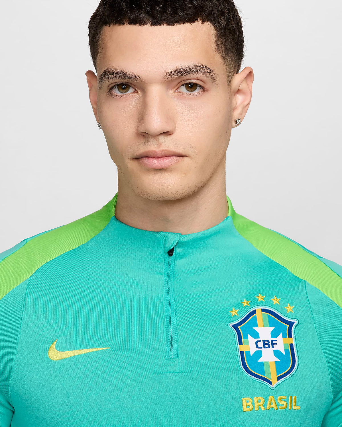 Nike Brazil Strike Men's Dri-FIT Soccer Drill Top - Niky's Sports