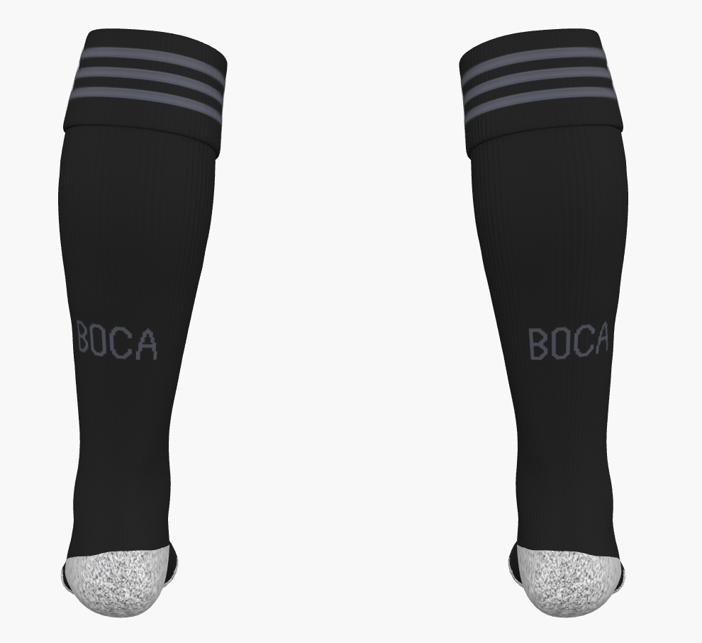 adidas Boca OC EA Custom Sock - Black - Niky's Sports