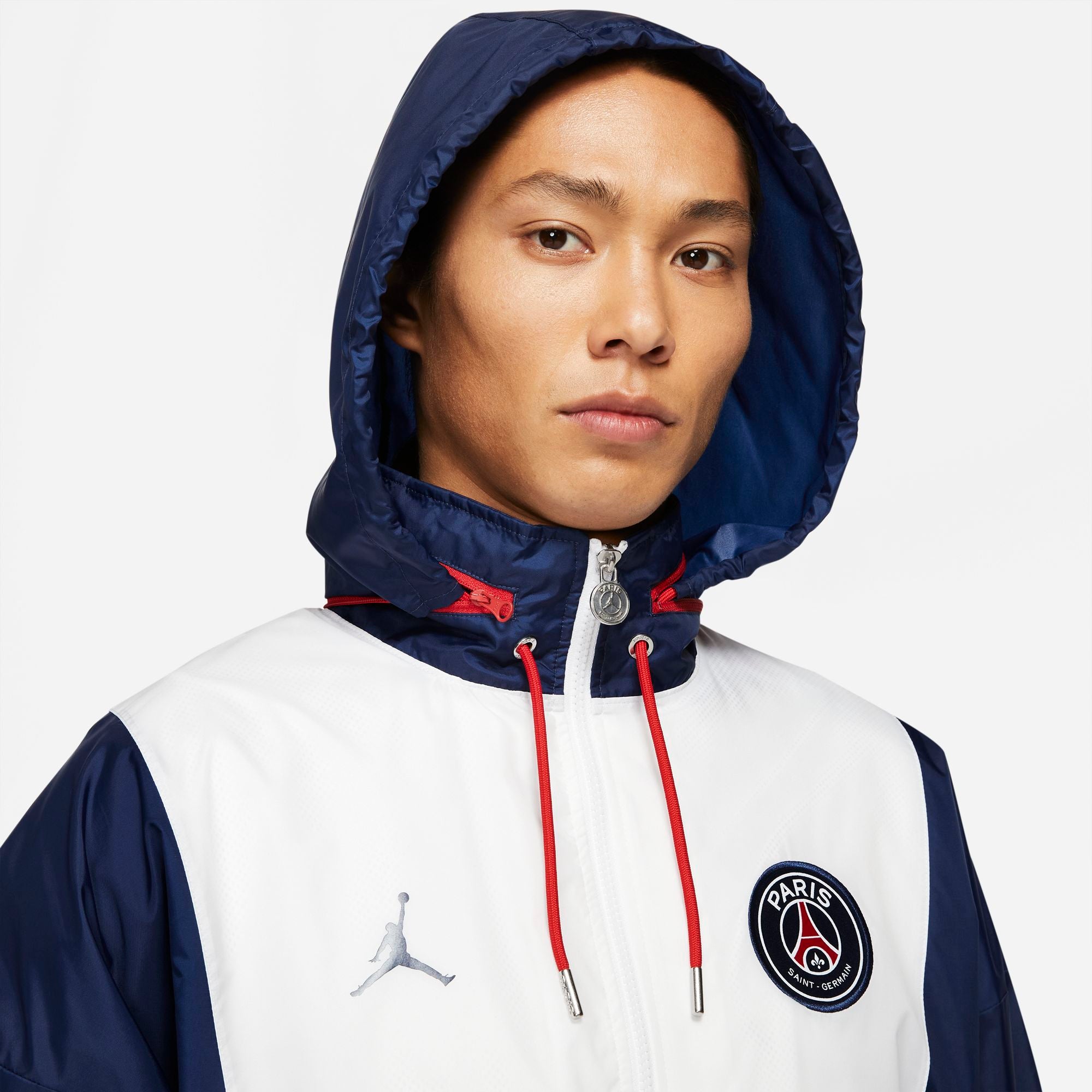 Paris Saint-Germain Men's Nylon Hooded Jacket - Niky's Sports