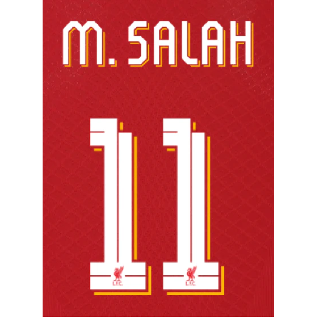 Salah Liverpool UCL Name and Number Set - Adult - Niky's Sports