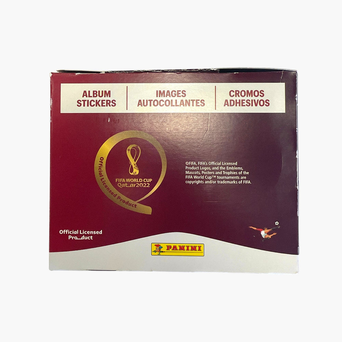 Panini World Cup Qatar 2022 Sticker Box (50 STICKER PACKS 250 STICKERS ...